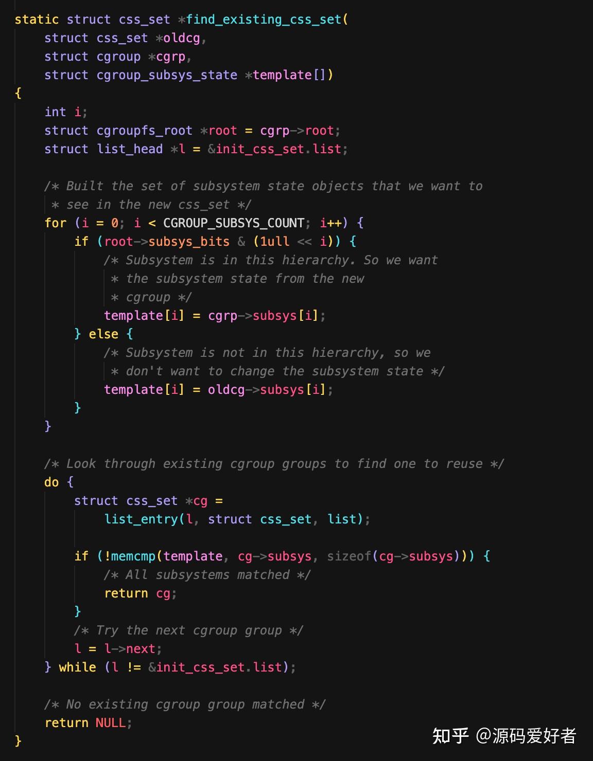 Linux内核源码解析---cgroup实现之整体架构与初始化 - 知乎
