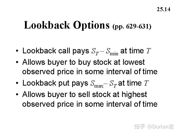 【奇异期权】| 深度理解回望期权作用&交易策略 - 知乎