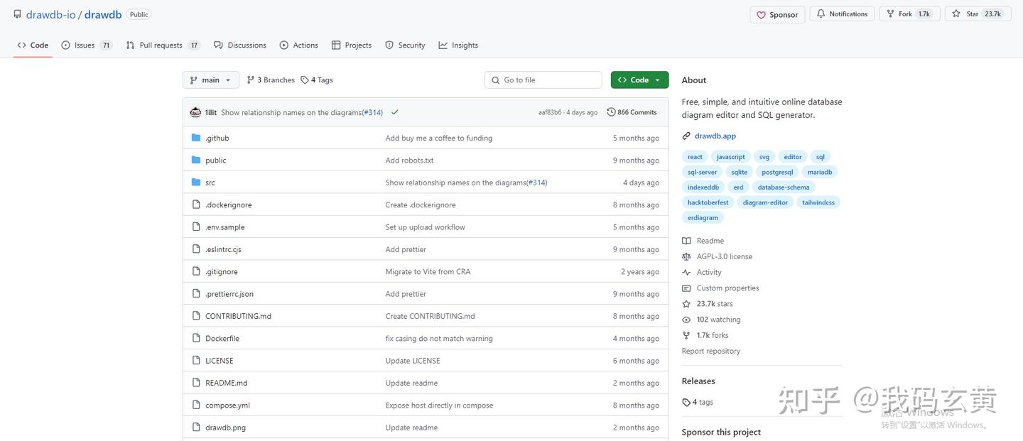 DrawDB：超好用的，免费数据库设计工具 - 知乎