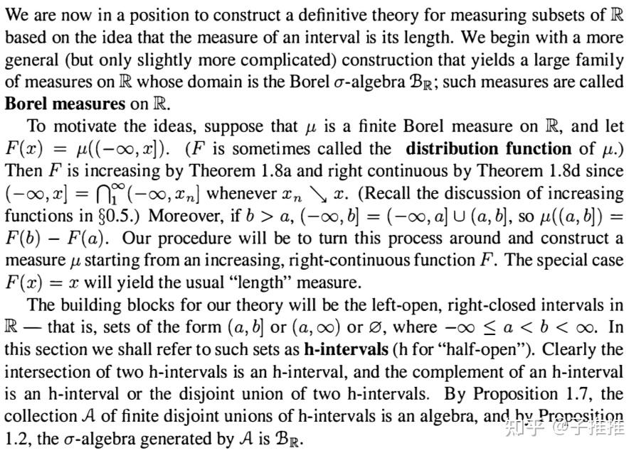 实分析笔记 §1.5 测度论-Borel测度和Lebesgue测度 - 知乎