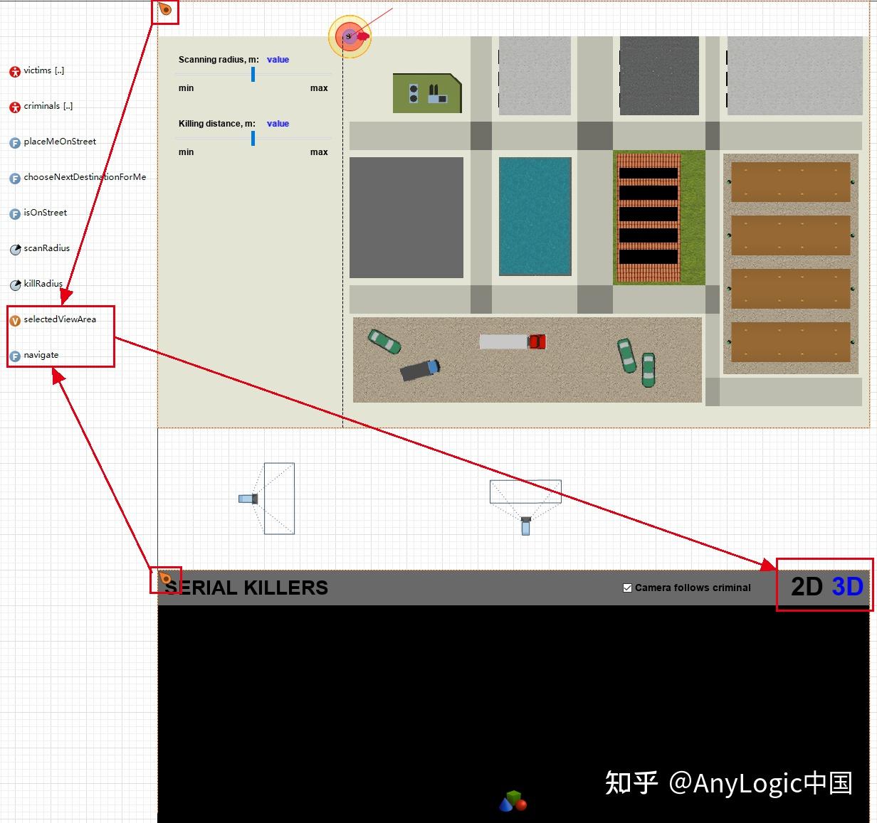 AnyLogic建模技巧 | 如何实现模型视图切换功能？ - 知乎