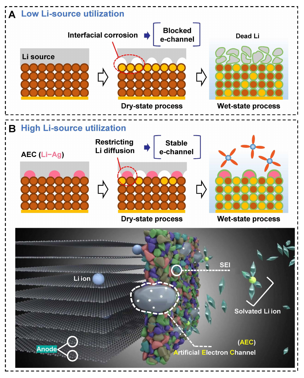 【清华大学】张强团队Angew.：理论计算助力｜人工电子通道实现超高锂源利用率 - 知乎