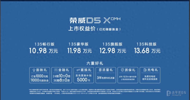 纯电续航135km 荣威D5X DMH上市 售11.98万元起 - 知乎