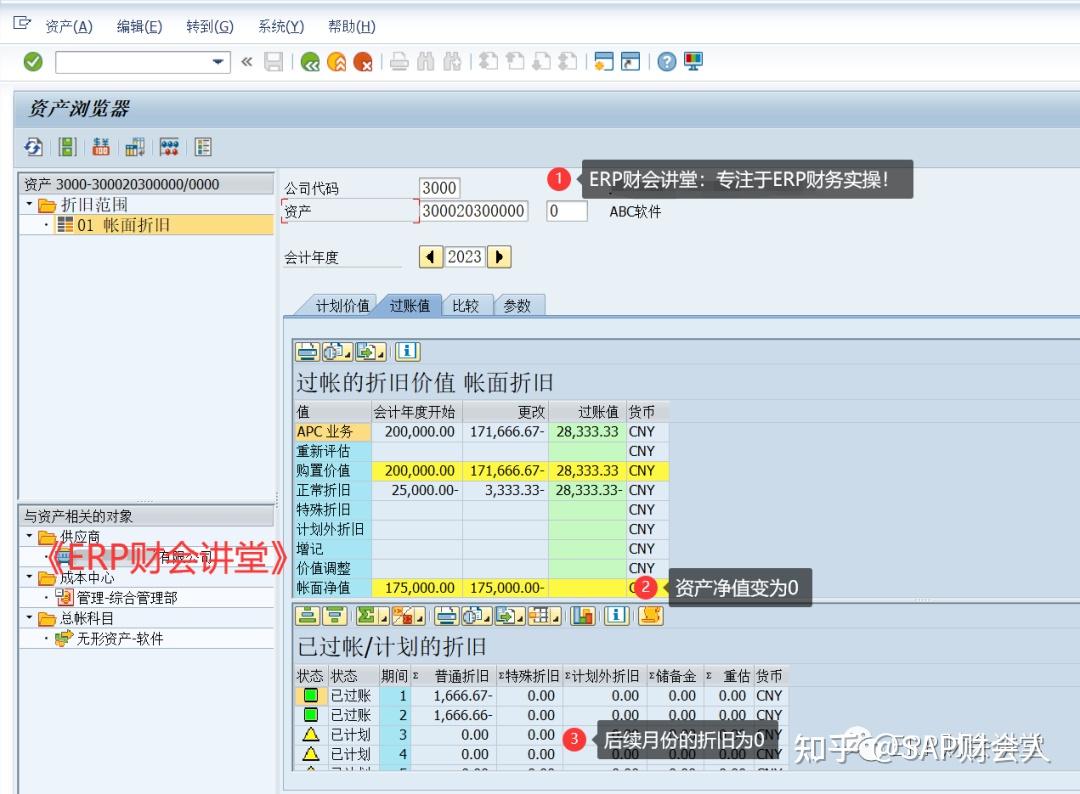 SAP软件 无形资产出售流程 - 知乎