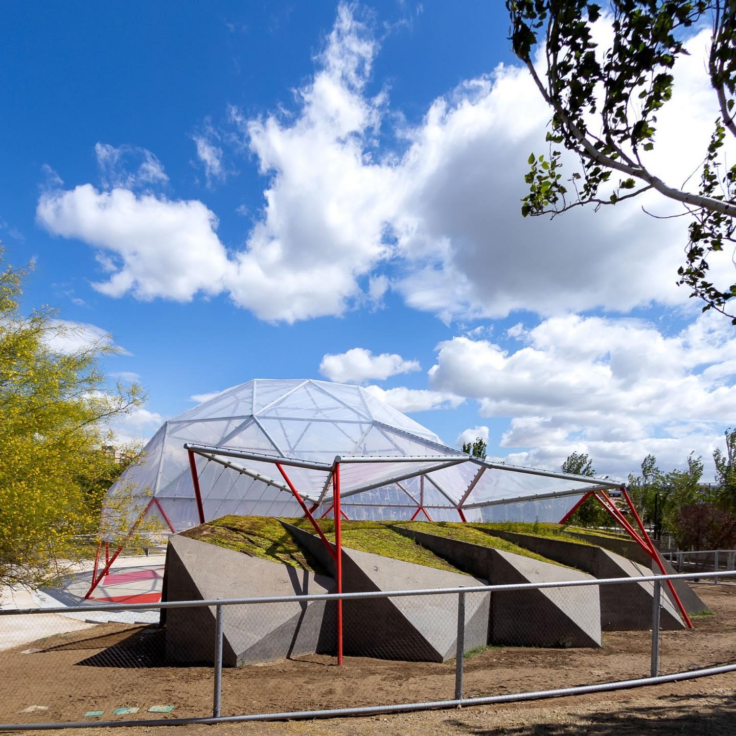 ETFE膜结构丨公园的优美ETFE单层圆顶 - 知乎