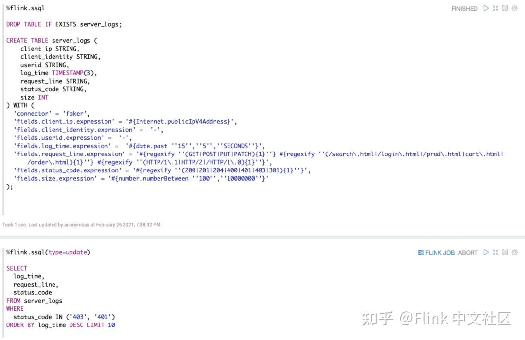 迄今为止最好用的flink Sql教程：flink Sql Cookbook On Zeppelin 知乎eoi 4022