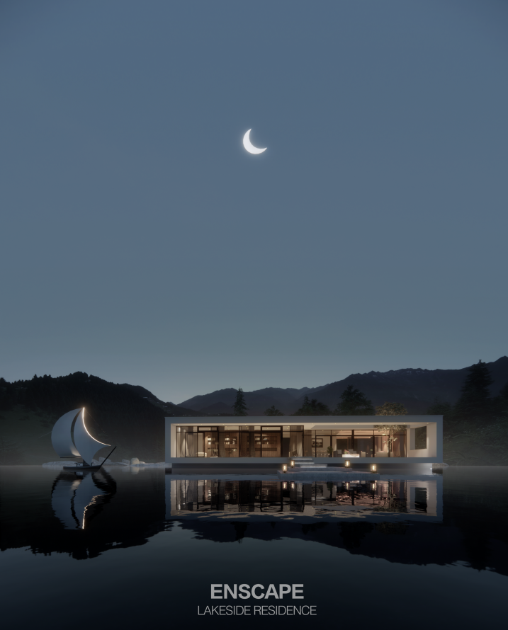 制图教学 | Enscape十分钟氛围效果图!(附SU模型) - 知乎