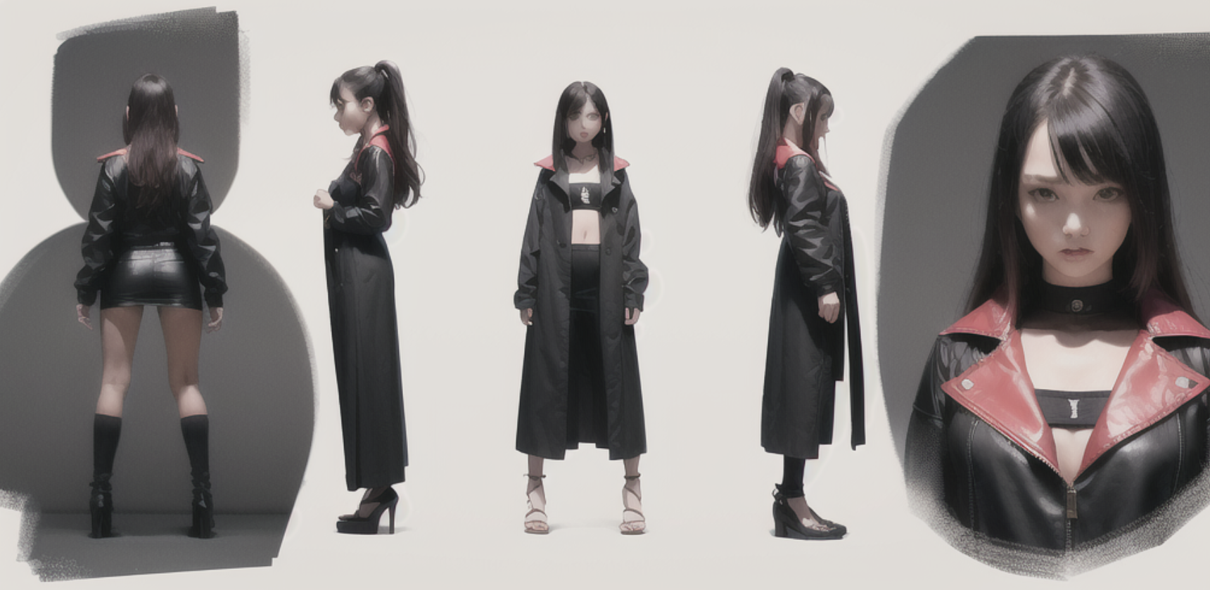 【AI绘画】stable diffusion -人物三视图实验尝试（多角度图像） - 知乎