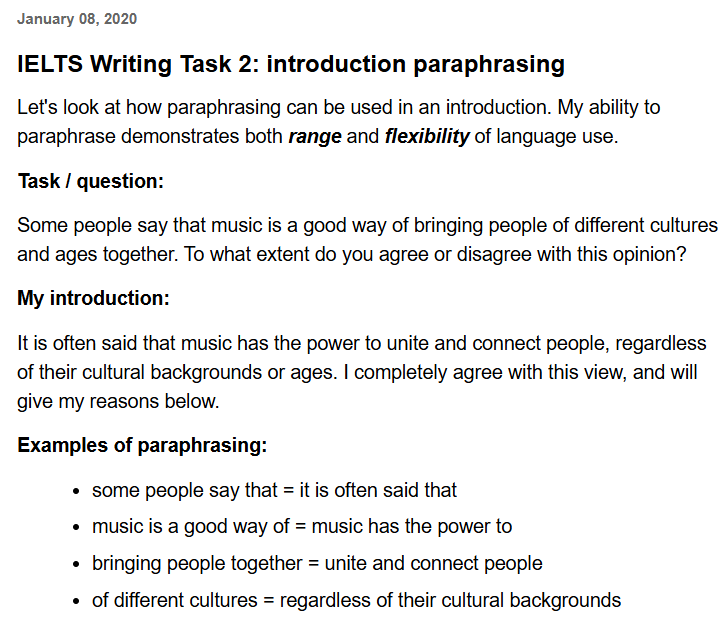 IELTS Writing Task: paraphrasing 雅思写作任务：改写 - 知乎