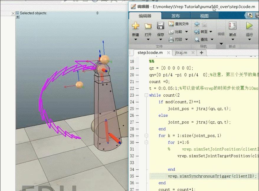 [连载 5]Vrep--Matlab Robitic Toolbox--PUMA560机械臂控制 - 知乎