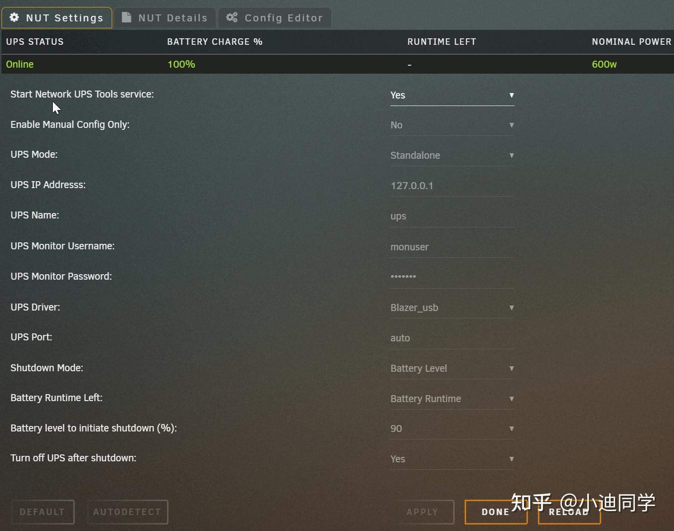 Unraid 插件一之 Nut : 连接 UPS - 知乎