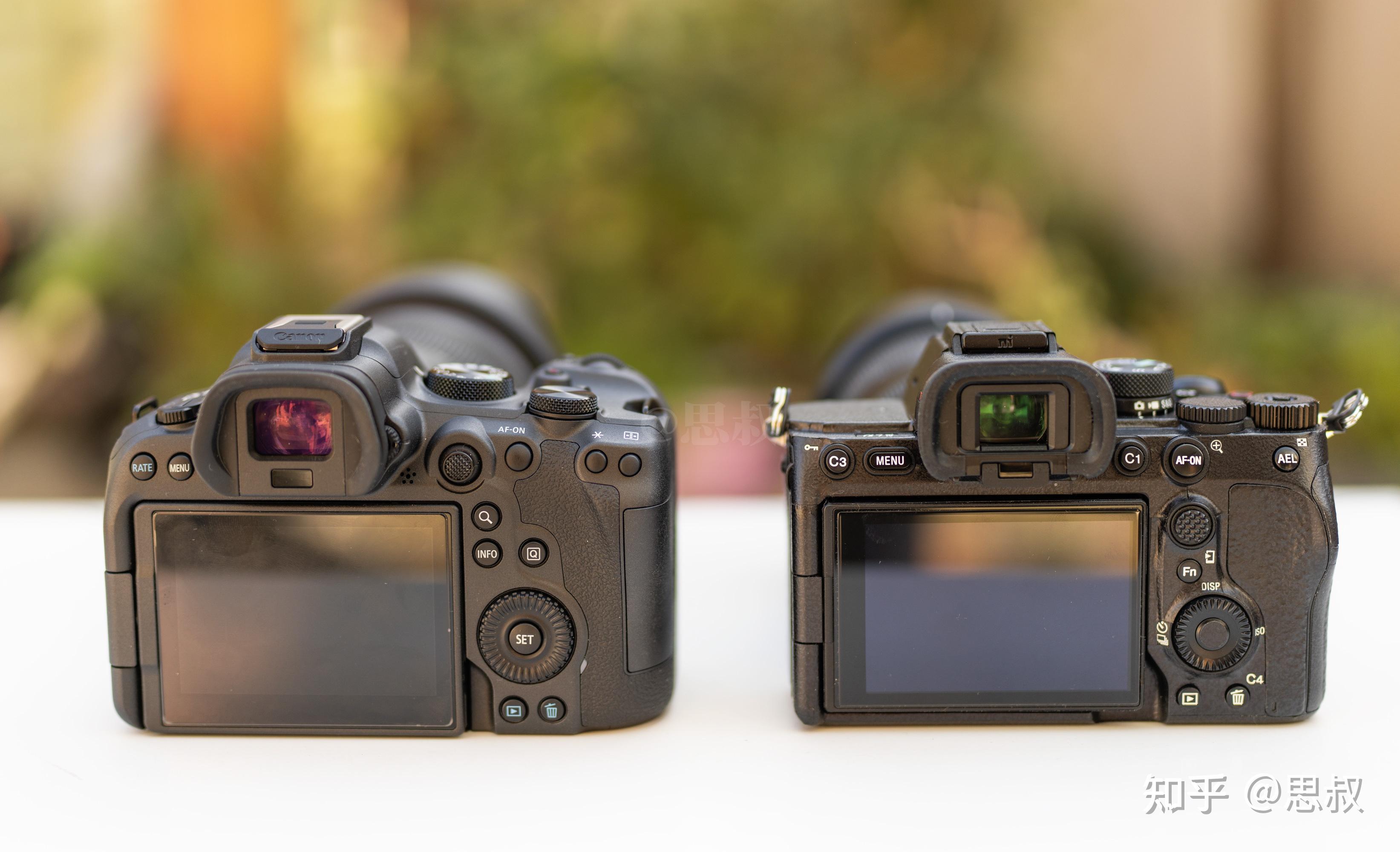 全画幅中端水桶机A7M4、EOS R6 II怎么选？附实机上手对比 - 知乎