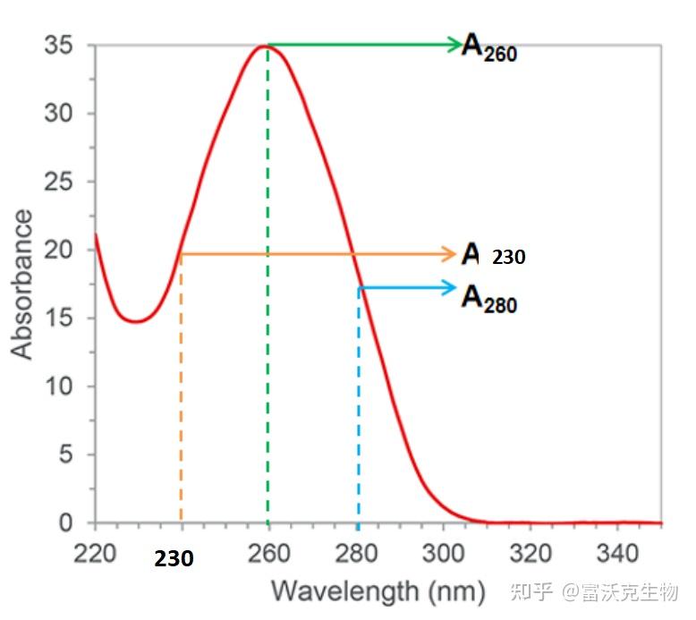1张图看懂核酸提取的260/280、260/230 - 知乎