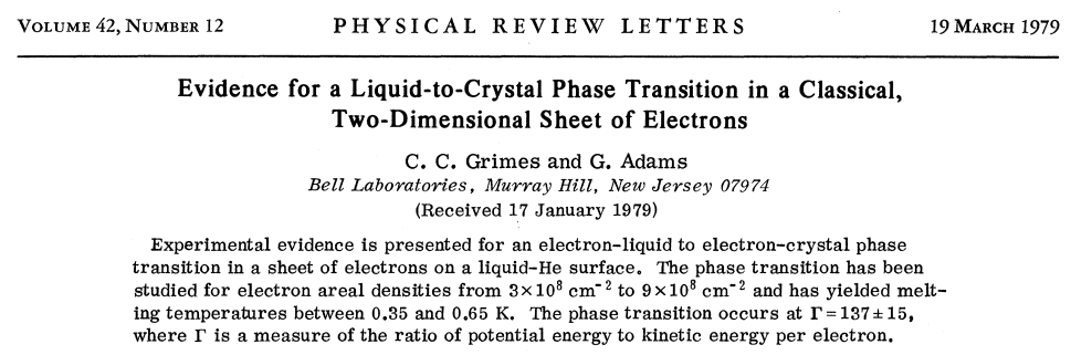 维格纳晶格（Wigner lattice） - 知乎