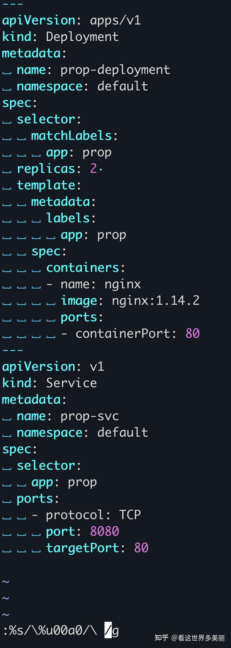 解决yaml 文件中的 u00a0 空白 - 知乎