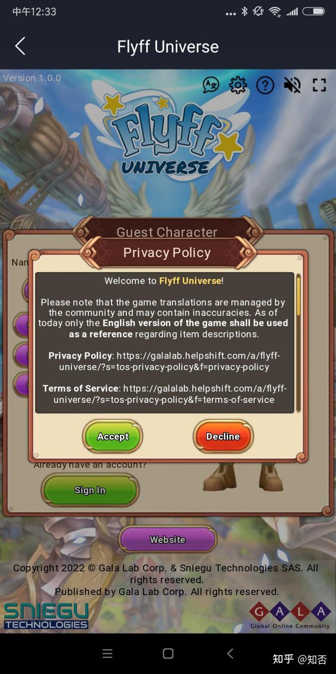 手游网页飞飞 flyff universe账号注册/调中文超简单方法 - 知乎