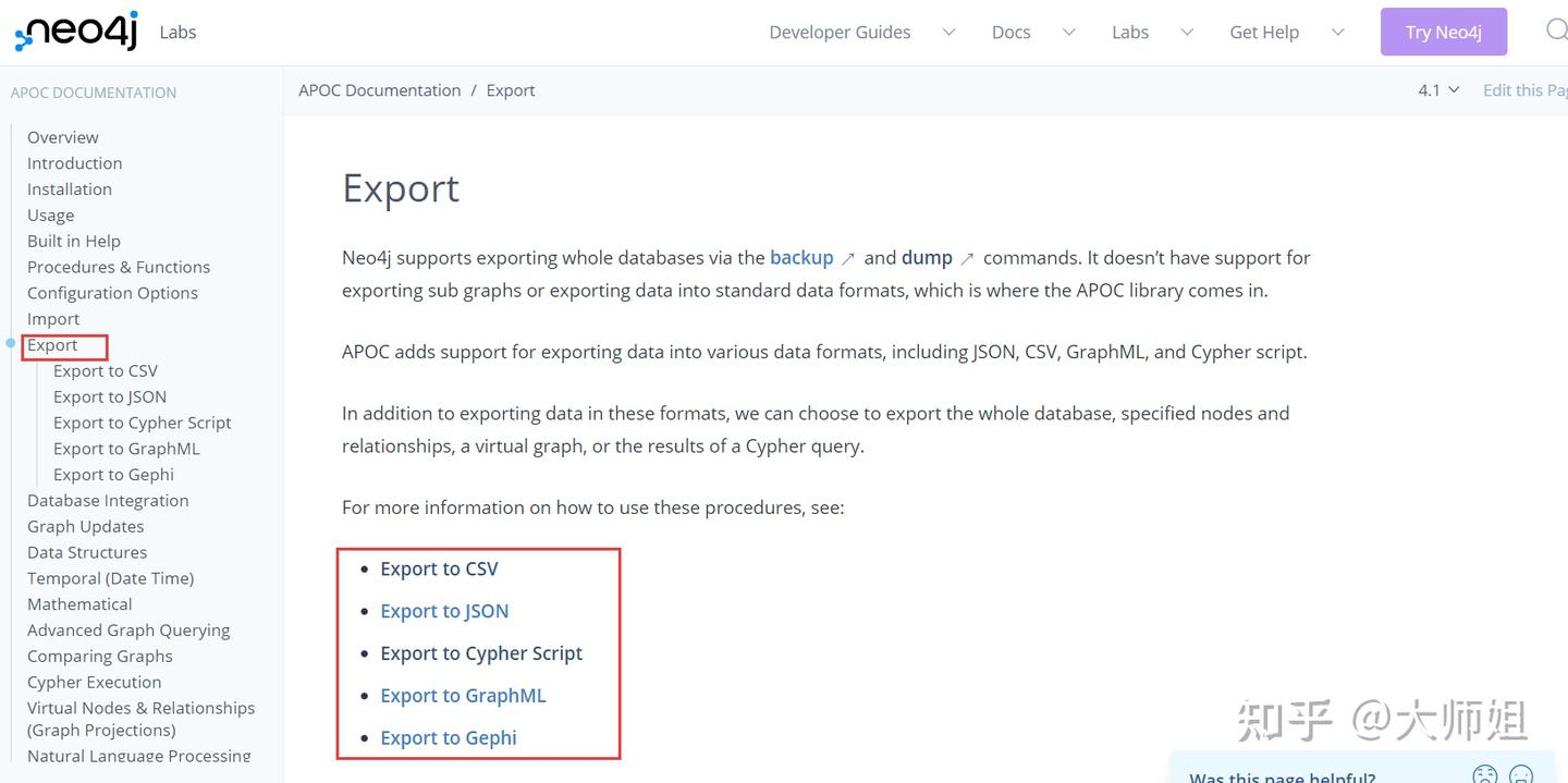 如何将Neo4j database export 导出到一个csv文件 - 知乎