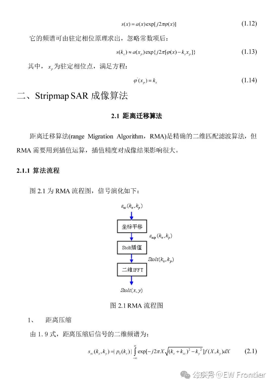 【SAR成像】条带式(Stripmap)SAR【RMA/RDA/CSA成像MATLAB代码】 - 知乎