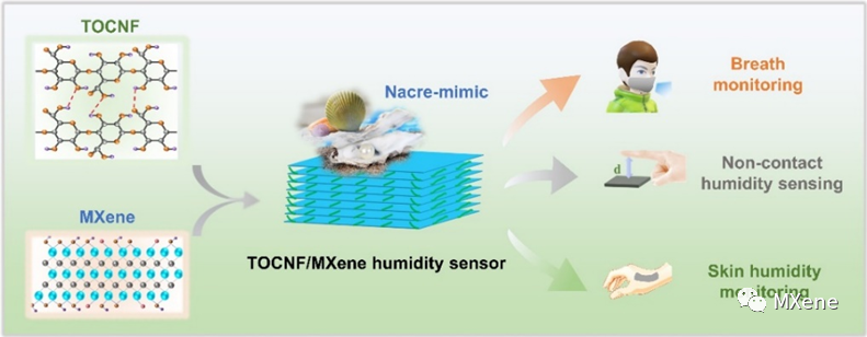 湿度传感 | CARBOHYD POLYM | 受珍珠层启发的纳米纤维素/MXene柔性复合膜用于湿度传感 - 知乎
