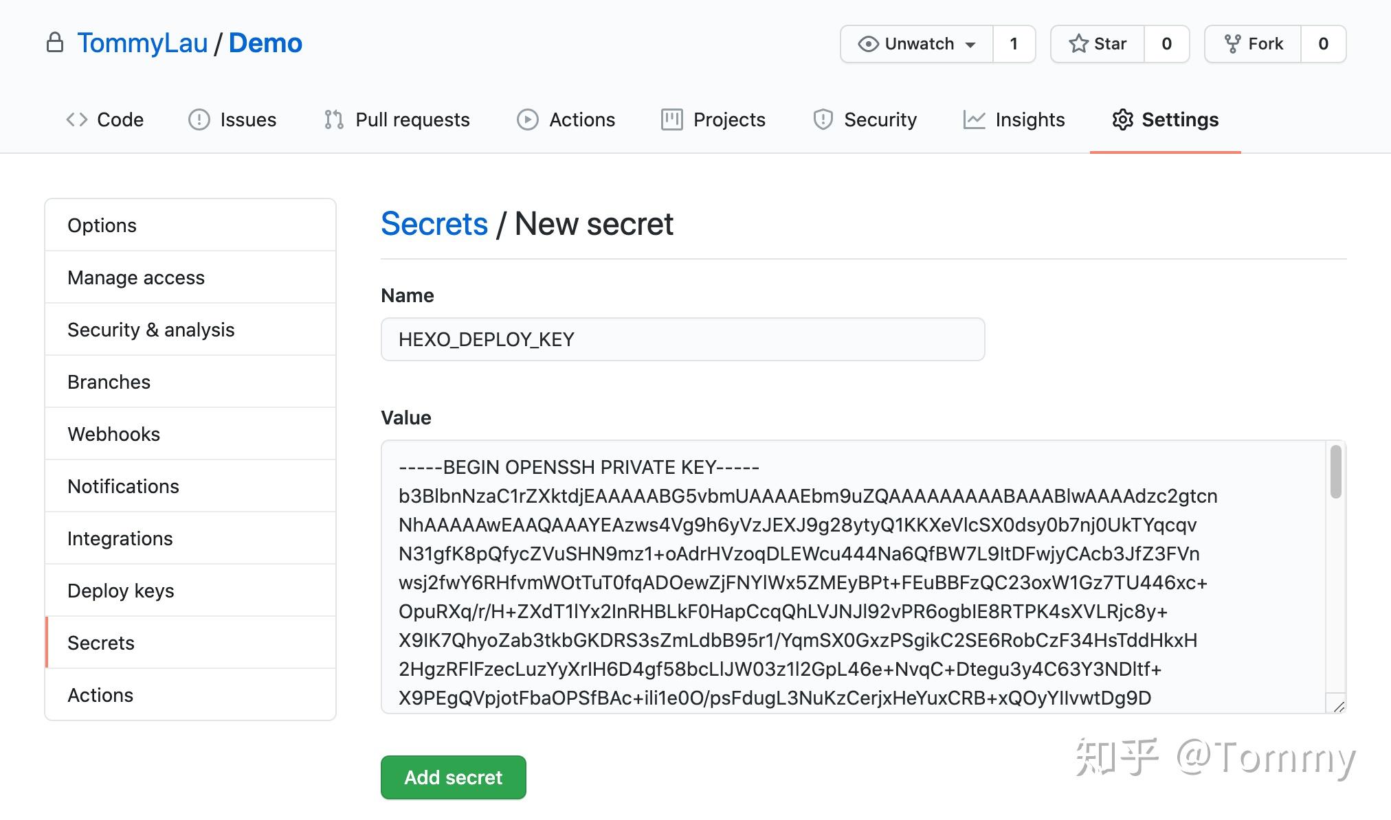 GitHub Actions 来自动部署 Hexo - 知乎