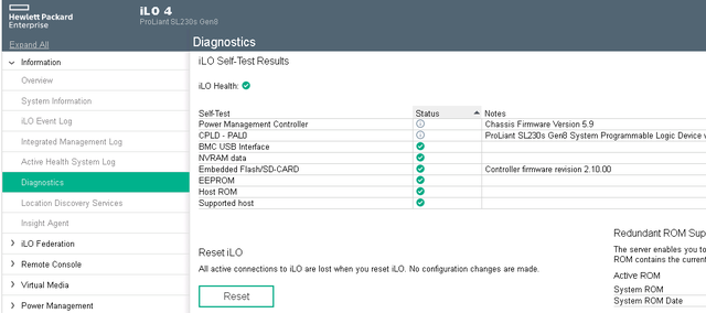 iLO Self-Test reports a problem with: Embedded Flash/SD-CARD - 知乎