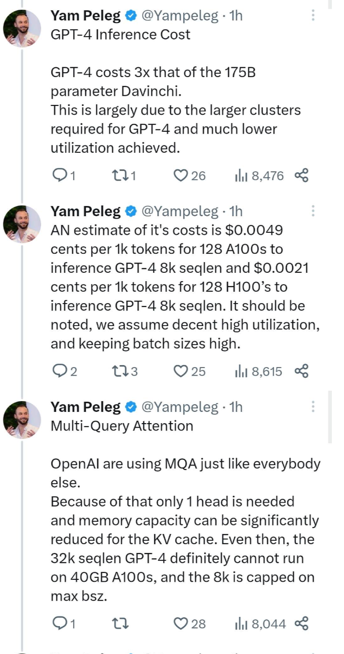 揭秘GPT-4模型架构、训练成本、数据集信息 - 知乎