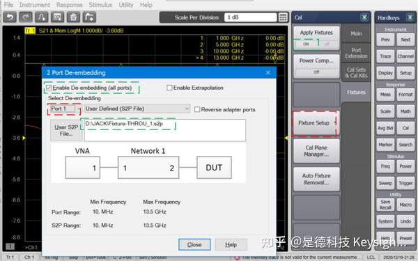 如何使用网络分析仪的AFR功能(即自动夹具移除功能)? - 知乎