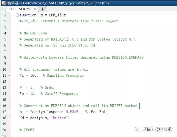[控制相关] 滤波器2_使用fdatool以及建模设计 - 知乎