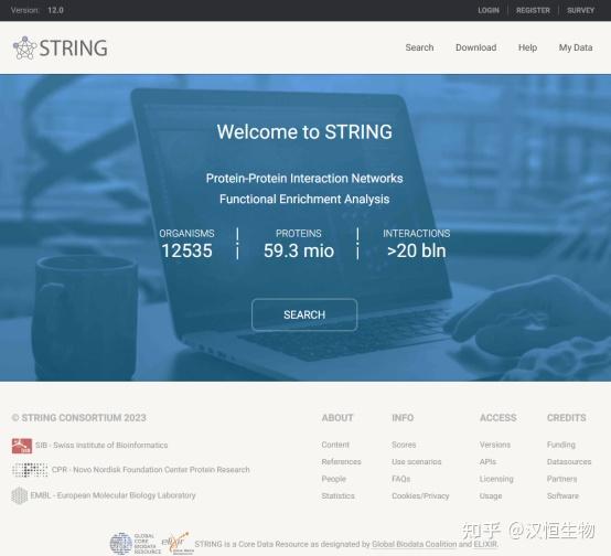 常用网站介绍|蛋白互作数据库STRING - 知乎