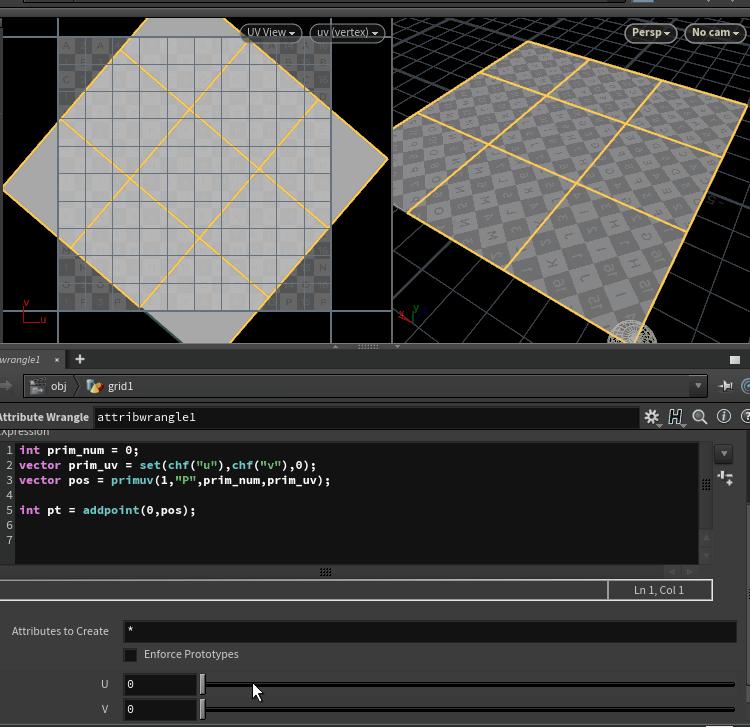 houdini 中的几何体函数4 primuv 和 xyzdist - 知乎