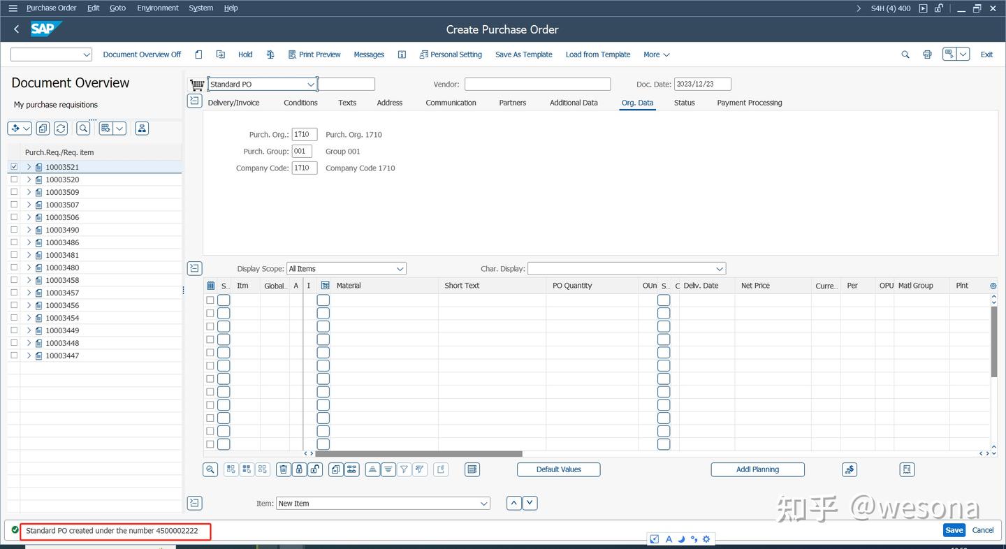 SAP error Message no.MEPO822 and SAP error message no.M7036 - 知乎