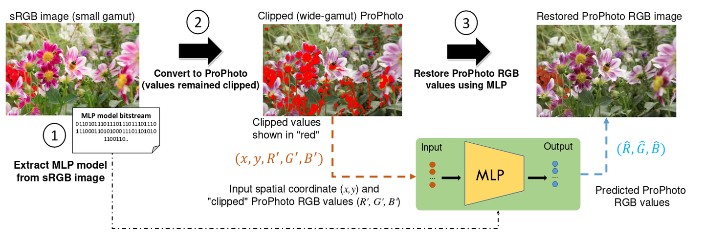 GamutMLP:A Lightweight MLP for Color Loss Recovery(CVPR2023) - 知乎