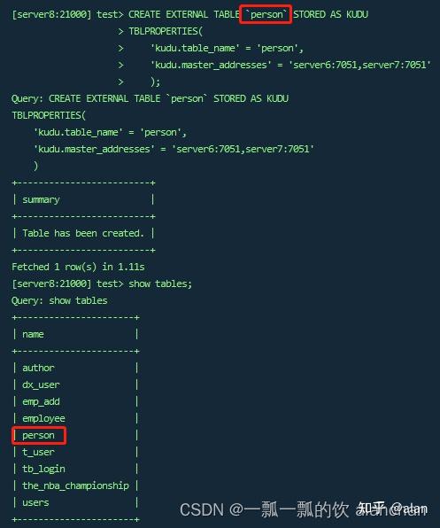 3、Apache Kudu集成impala(shell和java操作)的详细操作 - 知乎