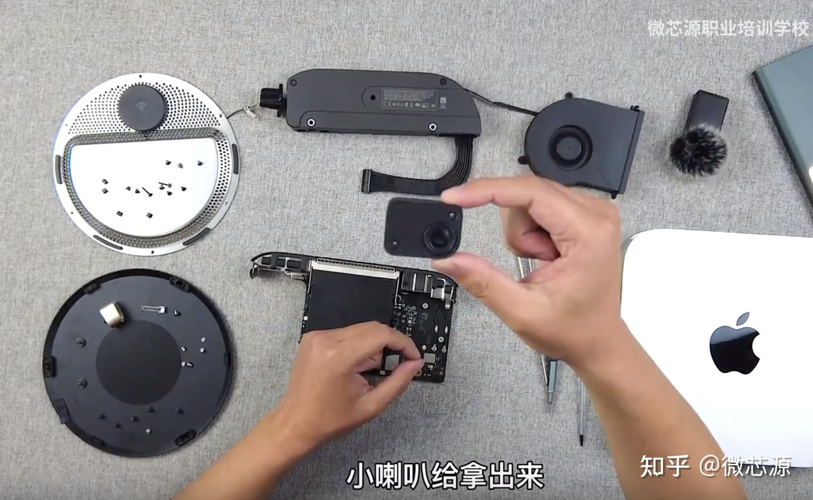 「mac mini拆解」据说它的M1芯片，强悍到没有朋友 - 知乎