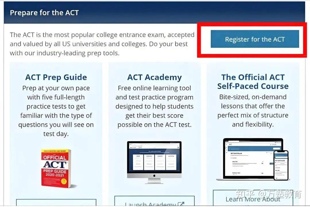 ACT | ACT报考全教程10 分钟搞定注册、选考、缴费！ - 知乎