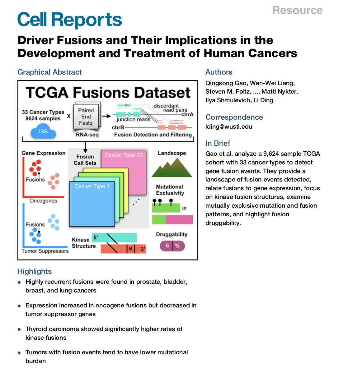 TCGA-泛癌28篇之融合基因 - 知乎