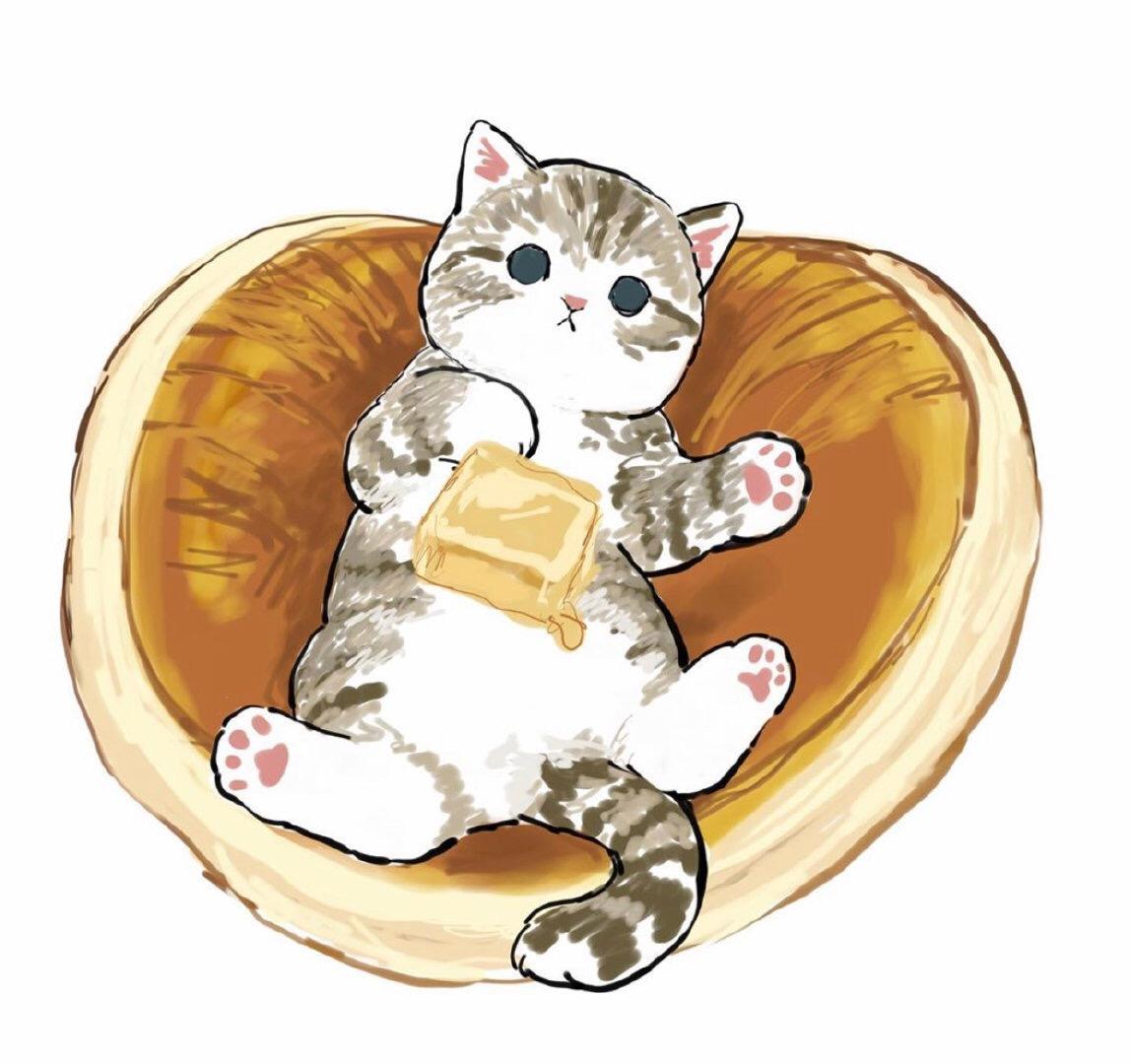 有哪些可以作为壁纸的可爱的卡通猫图片? 知乎