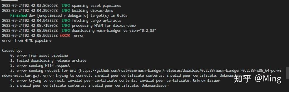 解决trunk serve时从github下载wasm-bindgen失败的问题 - 知乎