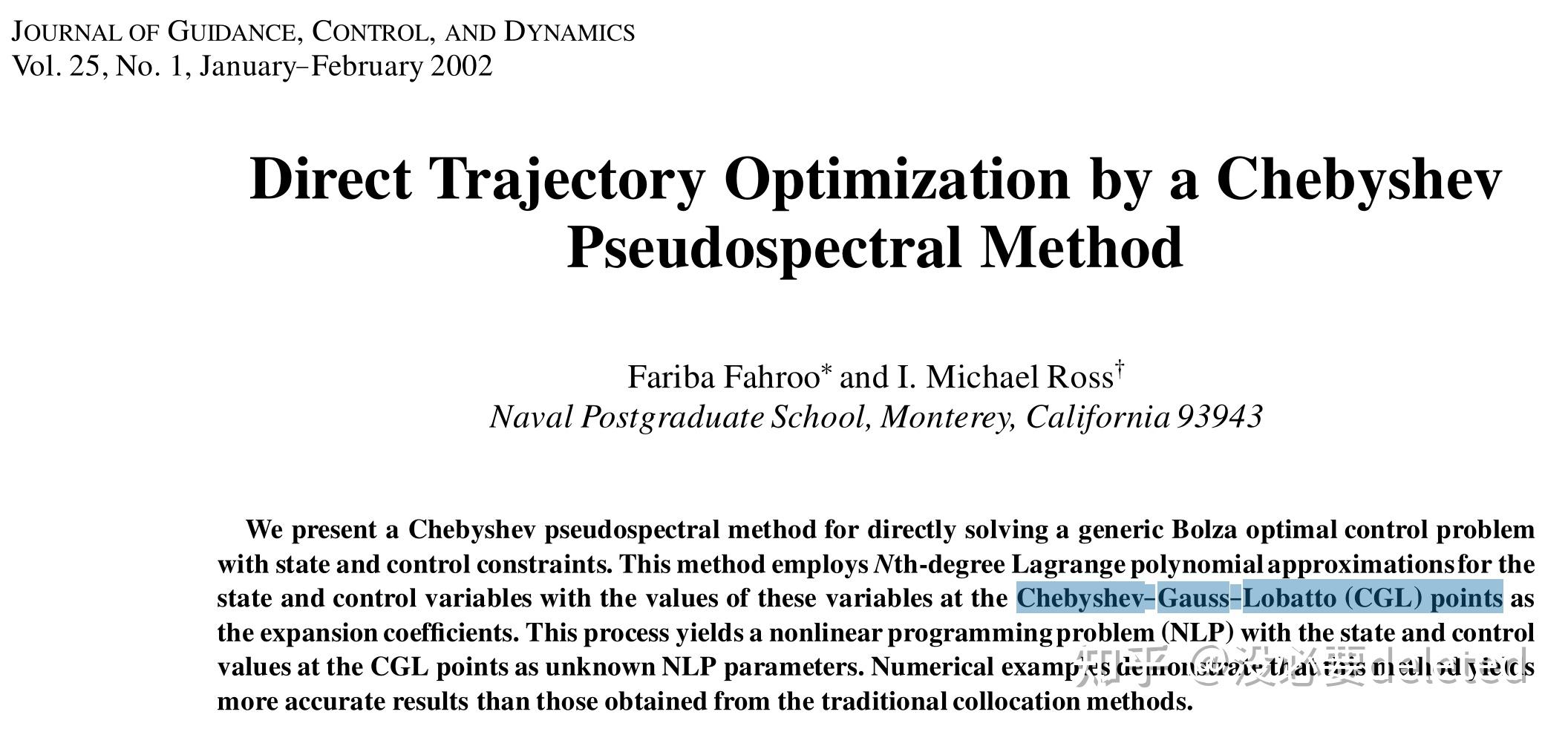 《伪谱法学习笔记》系列第2回 - 知乎