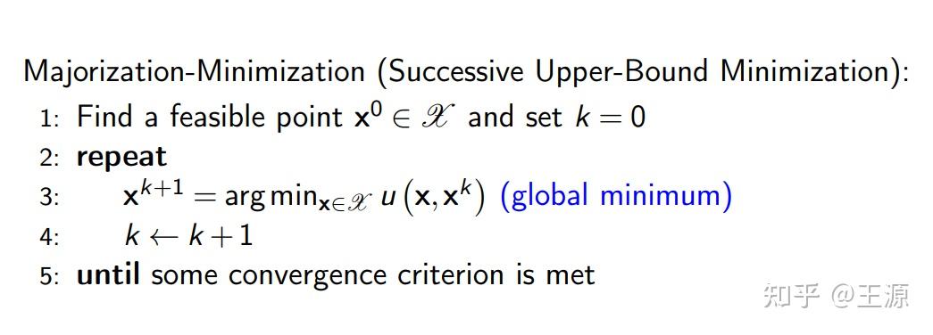 非凸优化问题的大杀器：Majorization-Minimization 算法 - 知乎