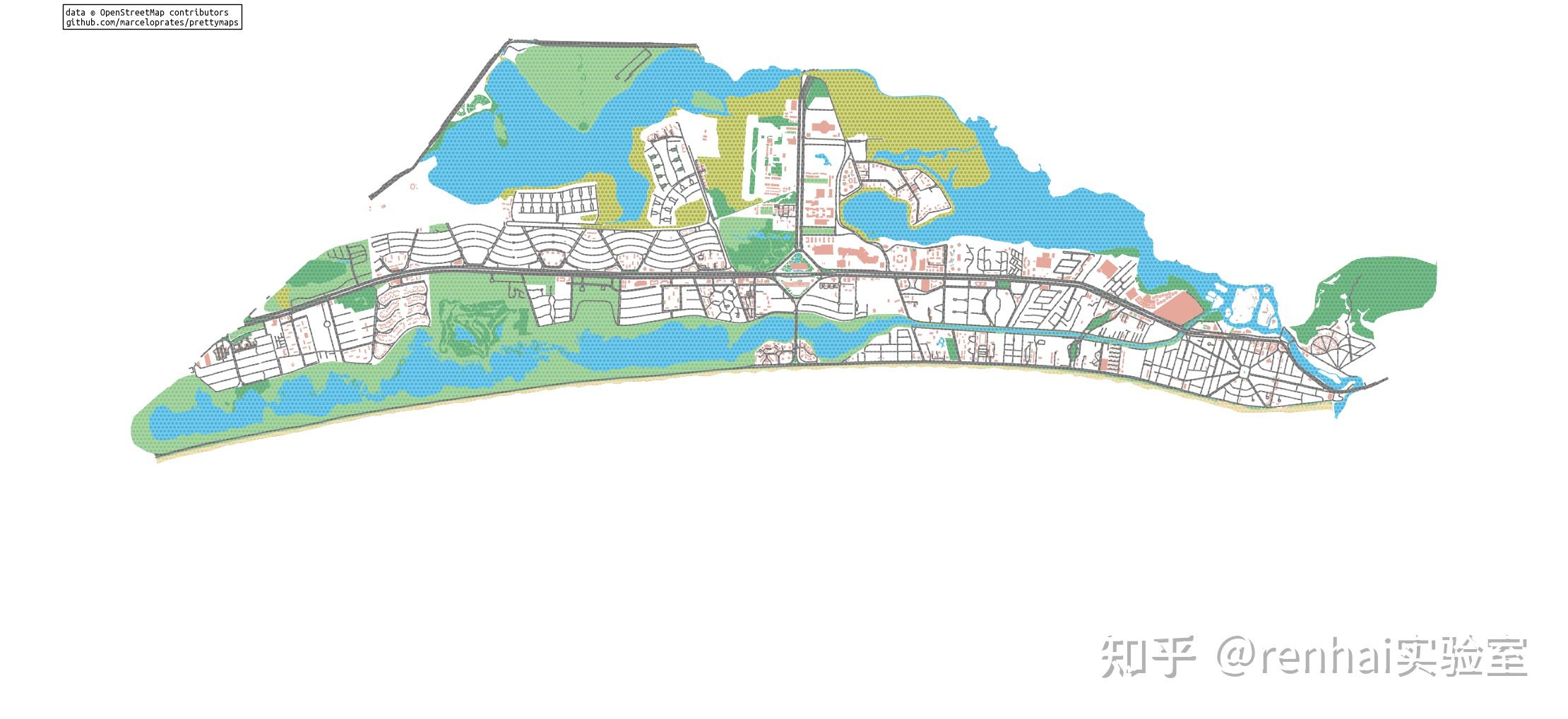 Prettymaps&streamlit：秒出好看的地图海报 - 知乎