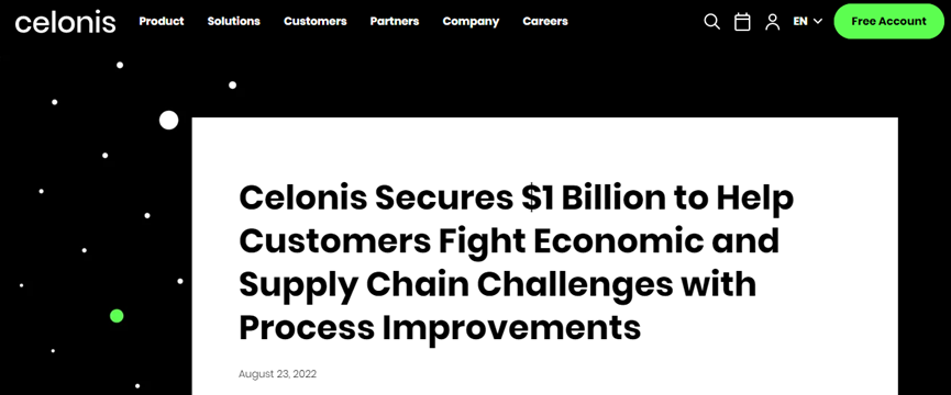 流程挖掘领导者Celonis再次获得10亿美元D系列融资，估值近130亿美元 - 知乎