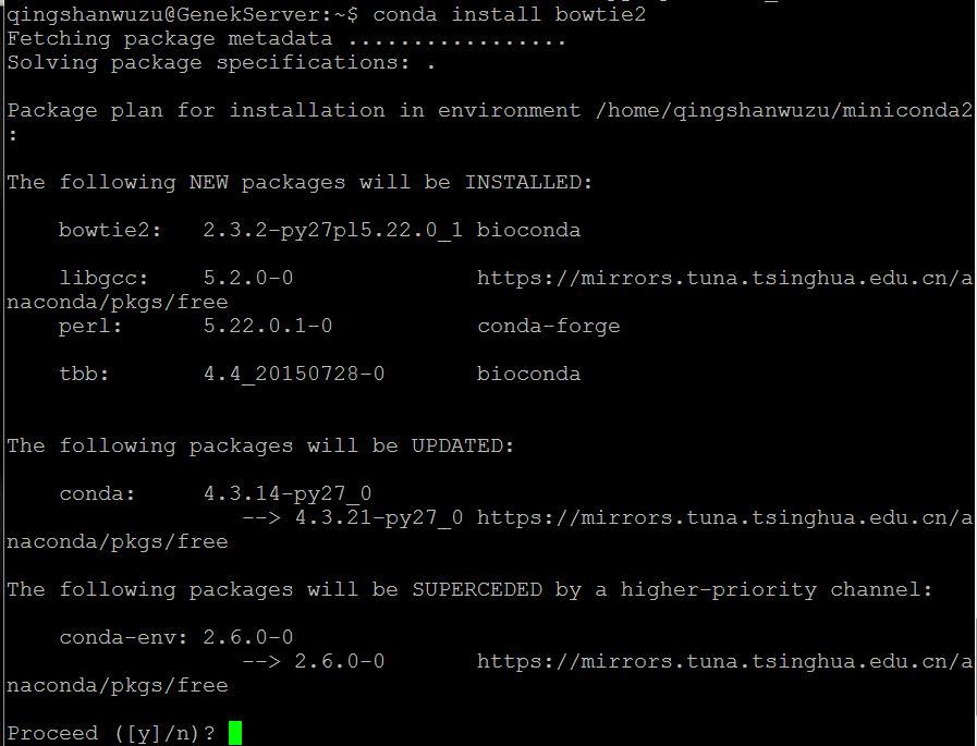 在GenekServer账户中安装Bioconda以及利用Bioconda安装Trinity和Bowtie2 - 知乎