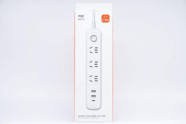 aigo 氮化镓30W 总控三位延长线插座评测：三位总控，新国标安全用电 - 知乎