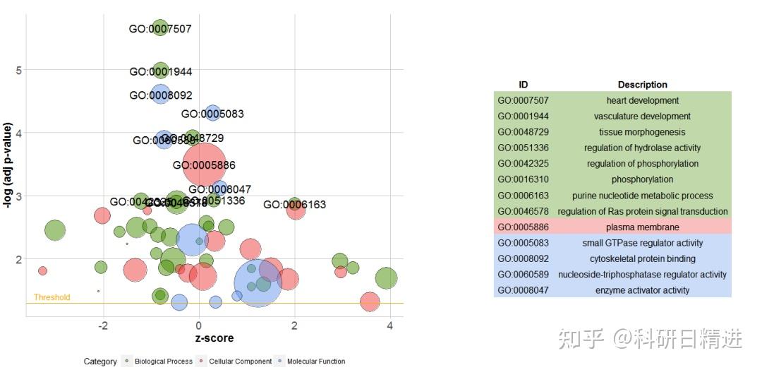 如何使用GOplot画一张精美的GO分析图 - 知乎