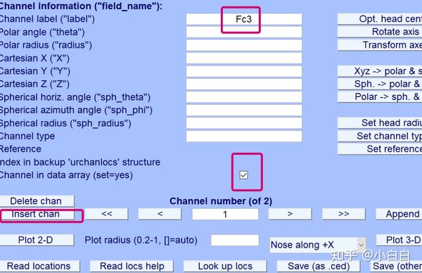 利用eeglab的channel location自定义电极坐标文件之一 - 知乎