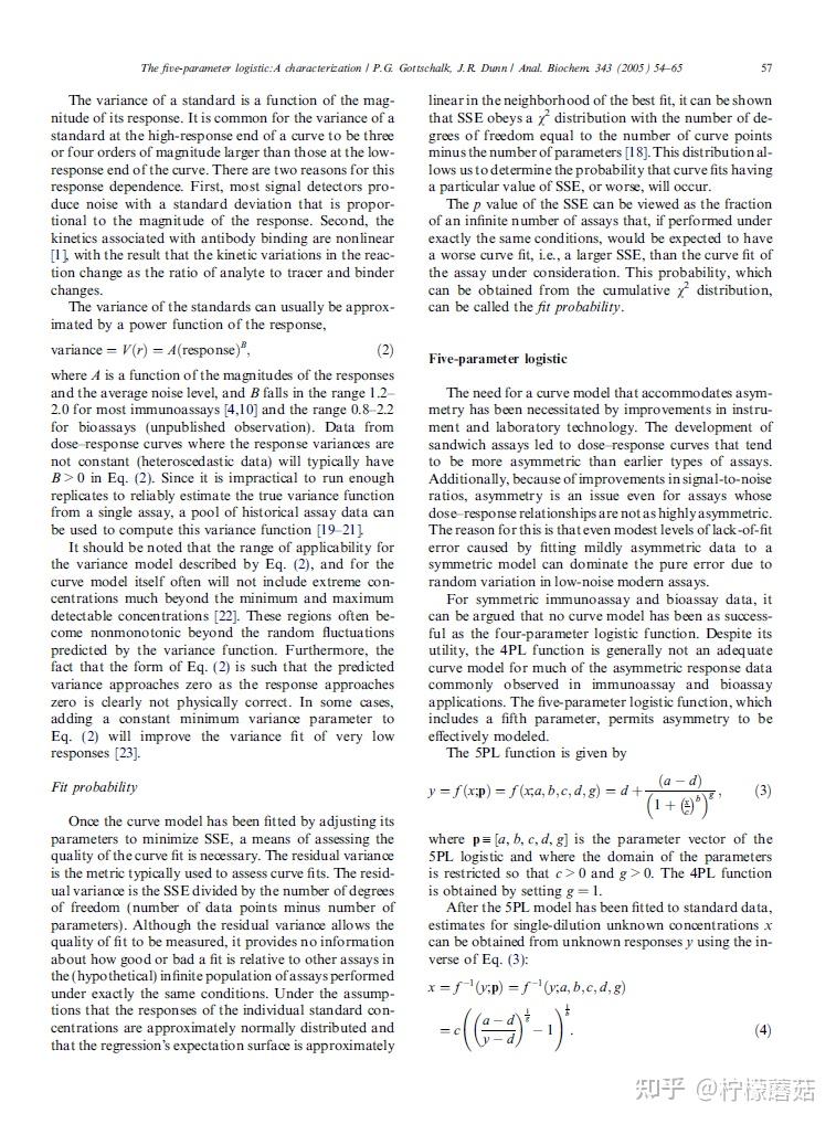 3,4,5PL The five-parameter logistic A characterization and comparison - 知乎