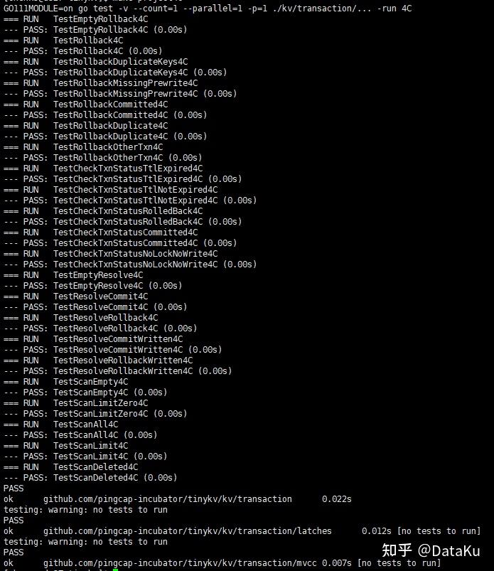 Talent Plan 路径二：Tinykv-project4 - 知乎