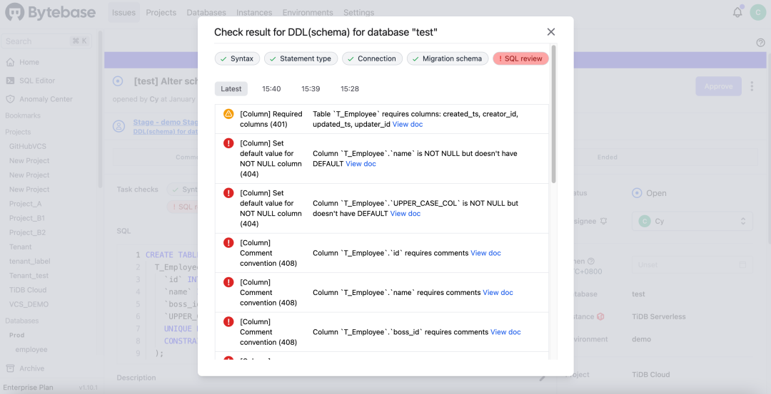 利用 Bytebase 与 Terraform 实现 TiDB Cloud 的一站式变更管理 - 知乎