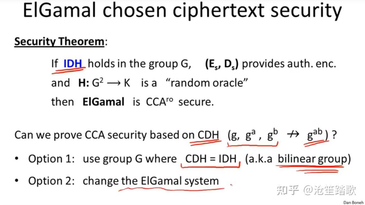 Dan Boneh密码学笔记——基于Diffie-Hellman的公钥加密 - 知乎